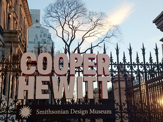 Cooper Hewitt Smithsonian Museum - historic and contemporary